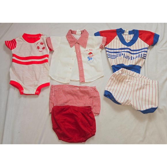 Matching Sets | Vintage Baby Boy Infant Sports Theme Outfits 612 M ...